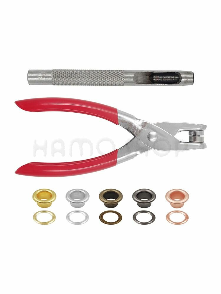 4 мм набор для пробивки отверстий и установки люверсов, клещи для люверсов 4/6/12 мм для швейных и кожевенных проектов, универсальный инструмент для кожи, ткани и ремесел