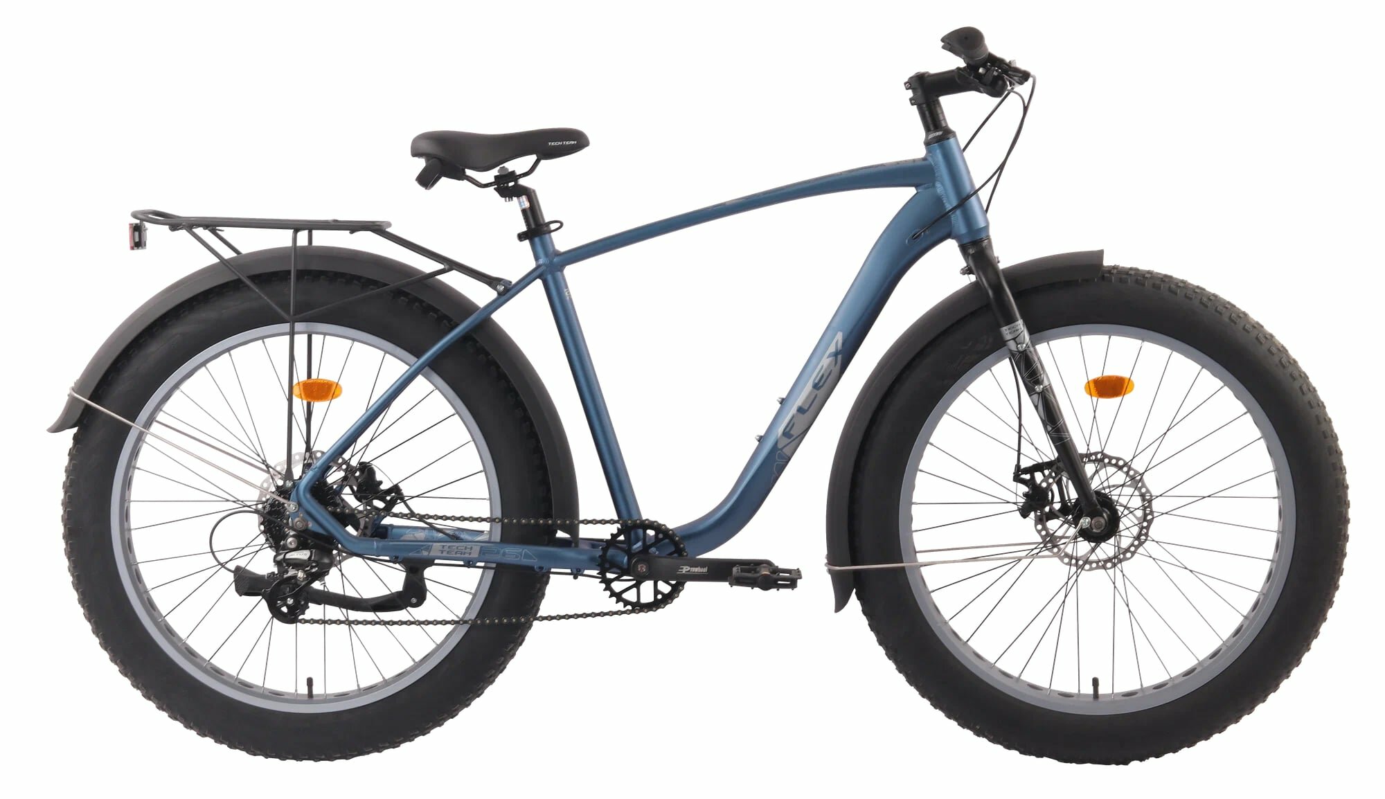 Велосипед Tech Team фэтбайк Flex 26"x20" синий 2025