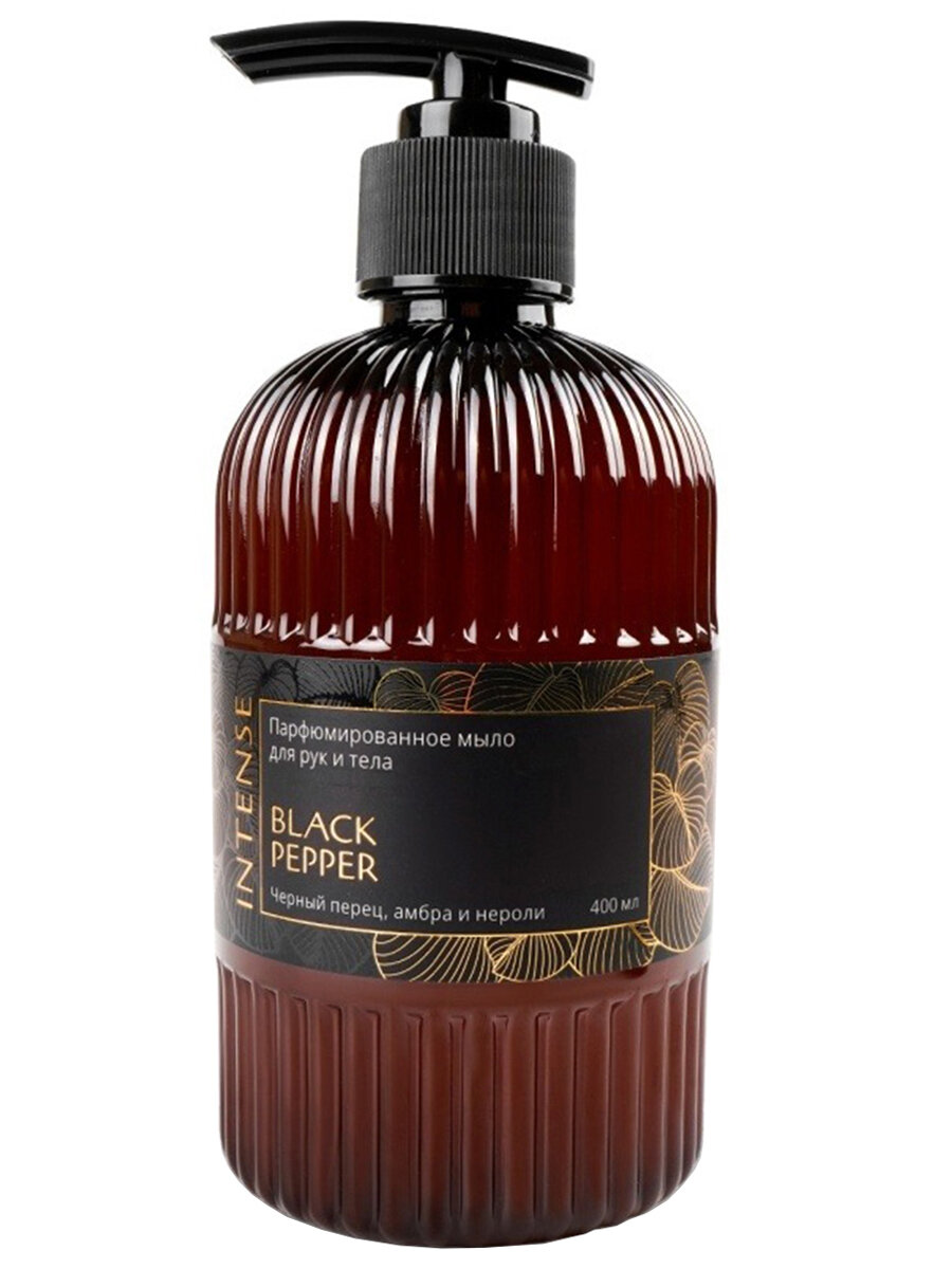 Жидкое мыло Парфюмированное Clean&Green Intense Black pepper Чёрный перец 400мл дозатор
