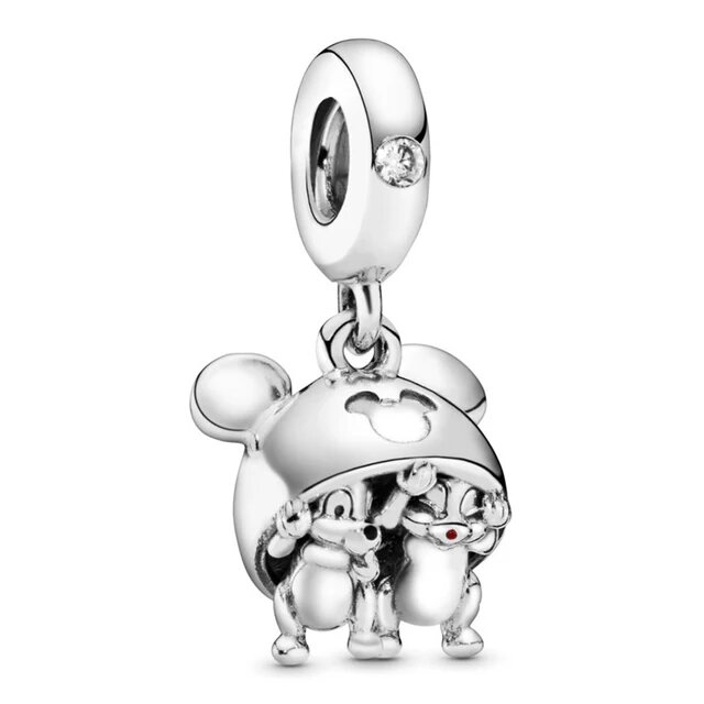 Новый кулон Disney с изображением Микки Мауса, Чаббита, Чжу, Минни Маус, Дональда Дака и принцессы. Изысканный подарок для девушки. Шикарное ювелирное украшение.