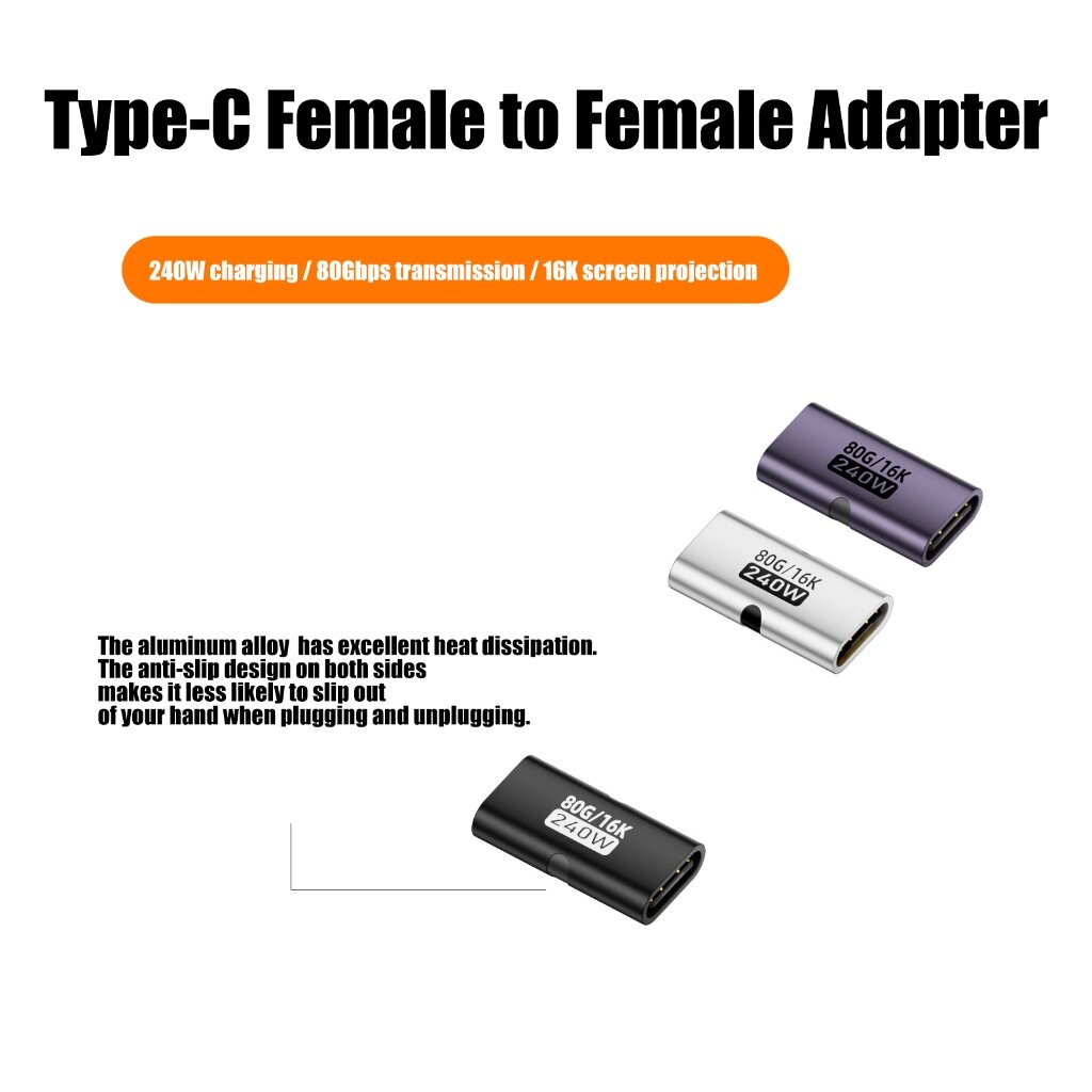 Адаптер USB4.0, Серебро — фото 1