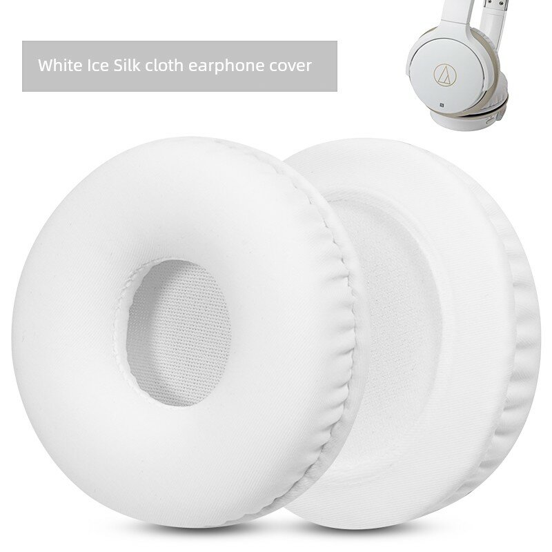 Оригинальный чехол для наушников Sony WH-CH520 из белой шелковой ткани, пара для беспроводных наушников, совместимость