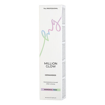 TNL, Крем-краска для волос Million Glow Ammonia Free 9.012