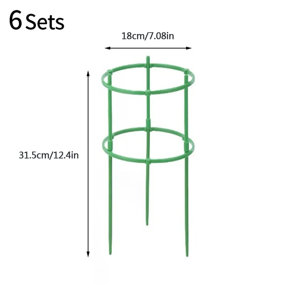 Пластиковая Полукруглая Опора Для Растений Для Бонсай, Фиксация Стебля, Садовое Кольцо Для Цветов, Держатель Для Растений