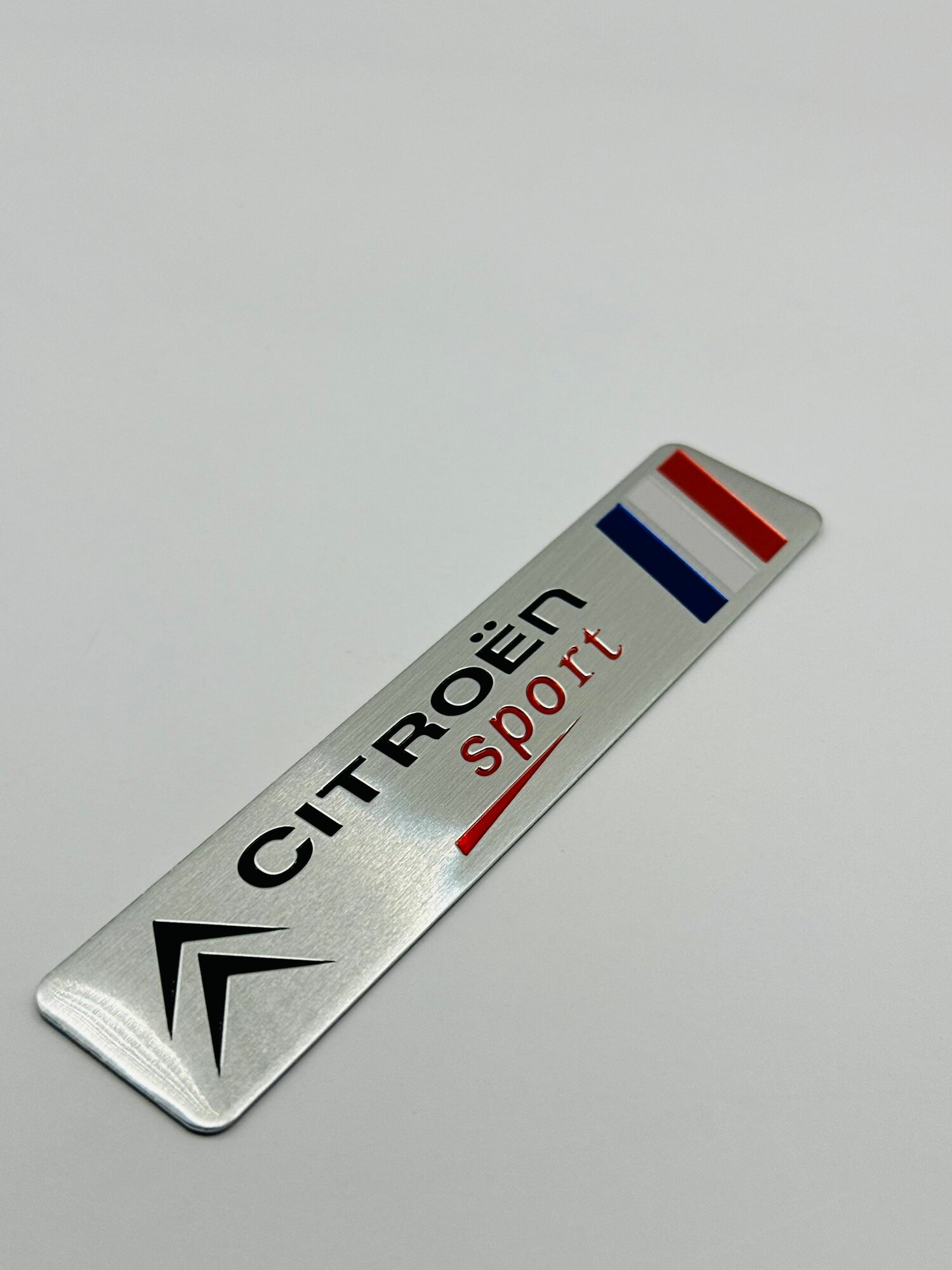 Шильдик надпись наклейка Citroen Sport 12см