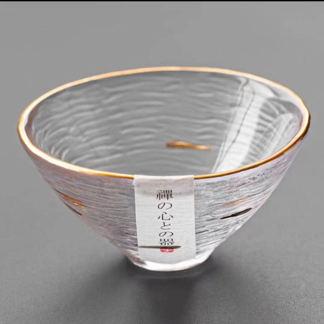 Чашка/чайная чашка/маленький размер в японском стиле, изготовленная вручную, с позолоченной фактурой и чеканкой, стакан для воды/бокал для вина.
