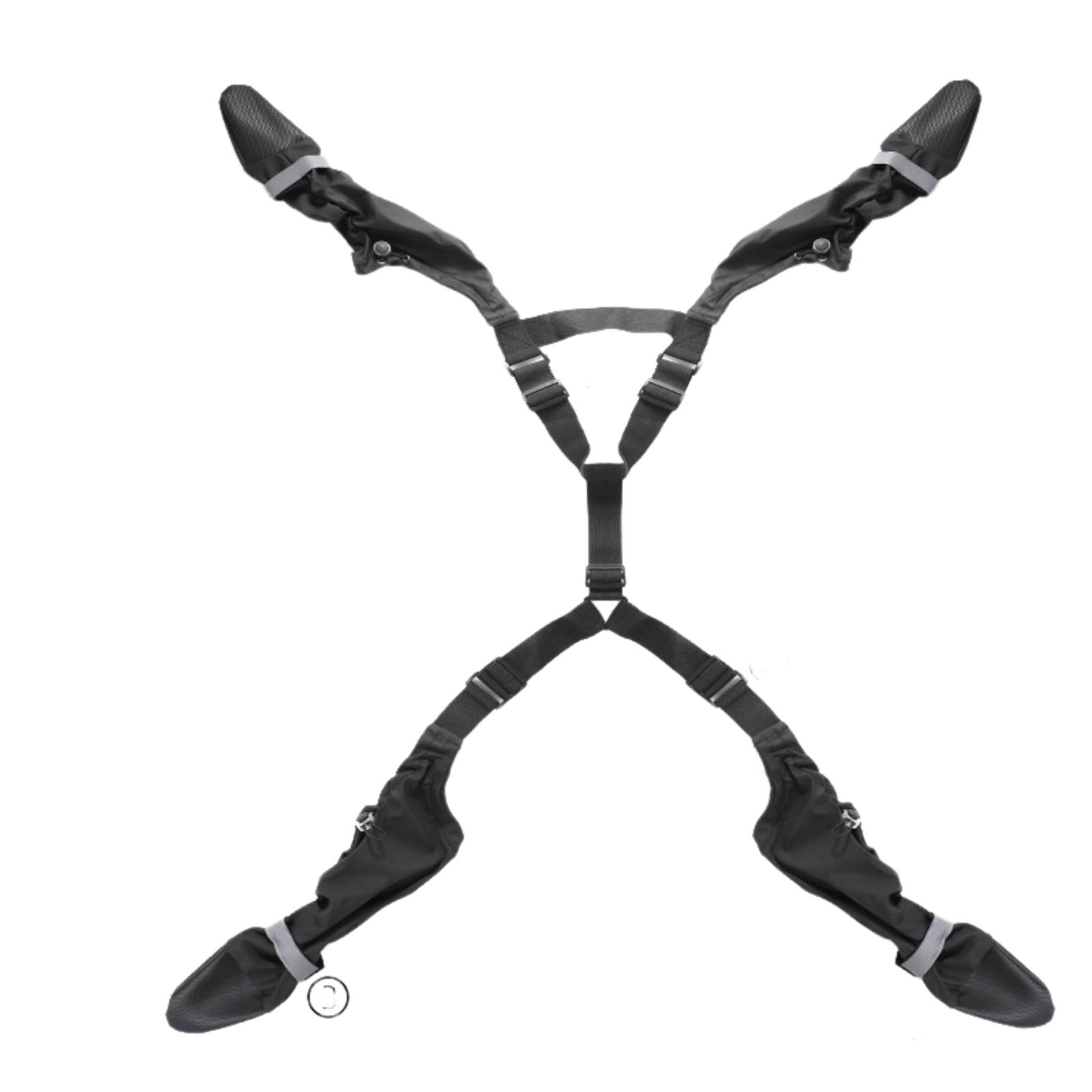 Обуви для собак с регулируемым подвесом, антискользные ботинки для собак, водонепроницаемые защитники лап для дождливой, снежной, горячей асфальта, S