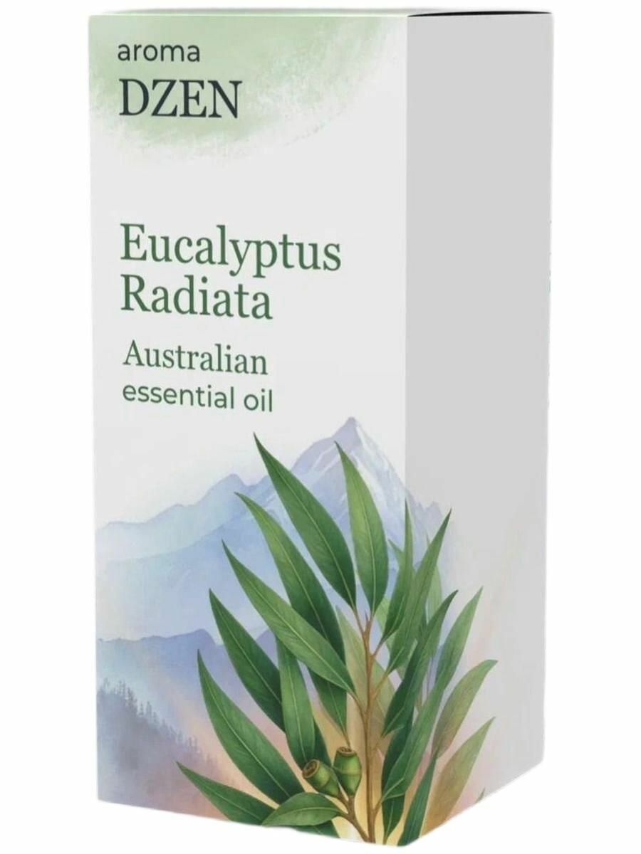 Эфирное масло Эвкалипт лучистый Aroma Dzen, для ароматерапии, для бани и сауны, 5 мл