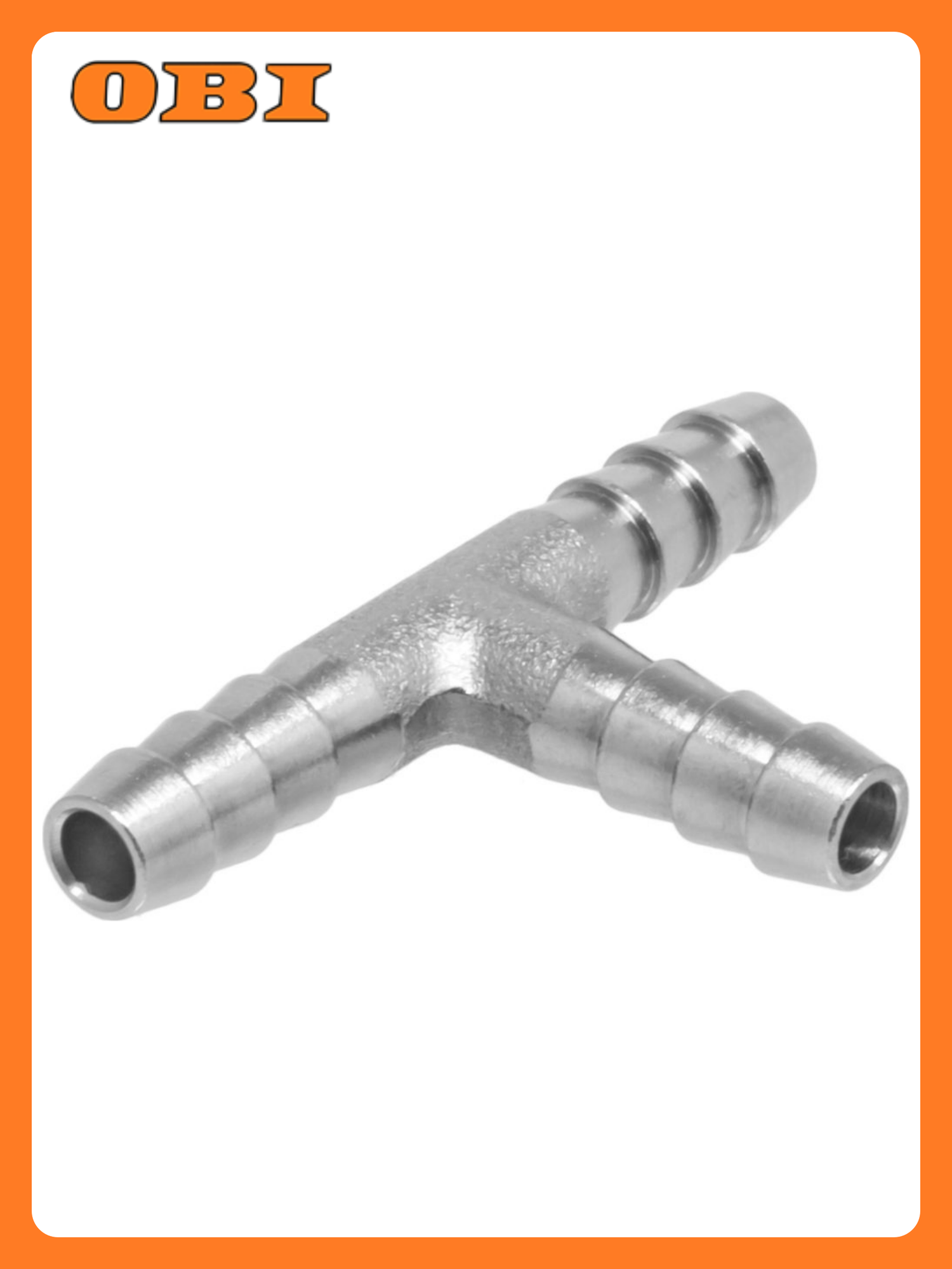 Тройник соединительный для садовых шлангов 6 мм (латунь), MP-У