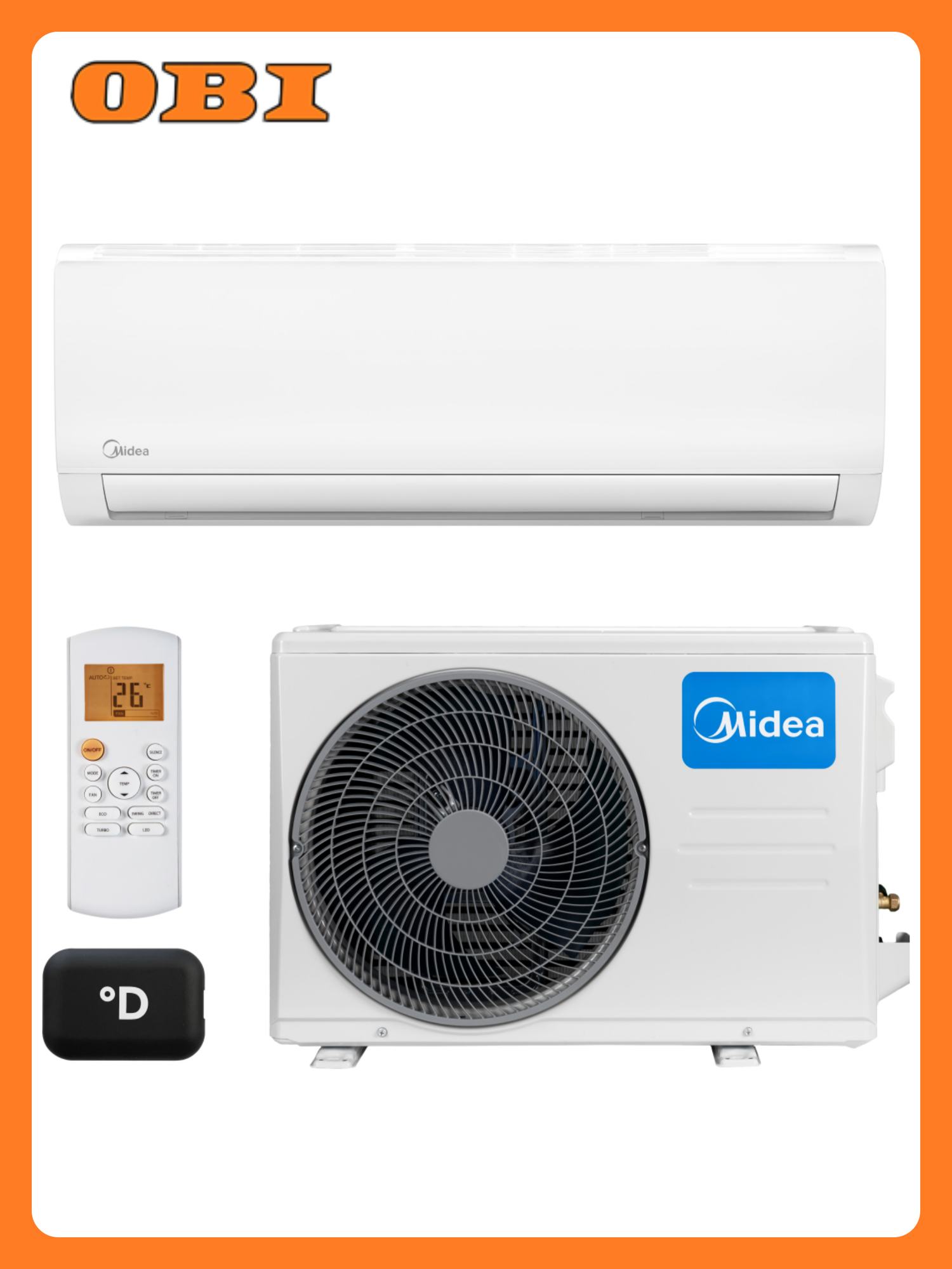 Сплит-система MIDEA MSFRW-09HRN8 с WiFi-контроллером, 9000 БТЕ