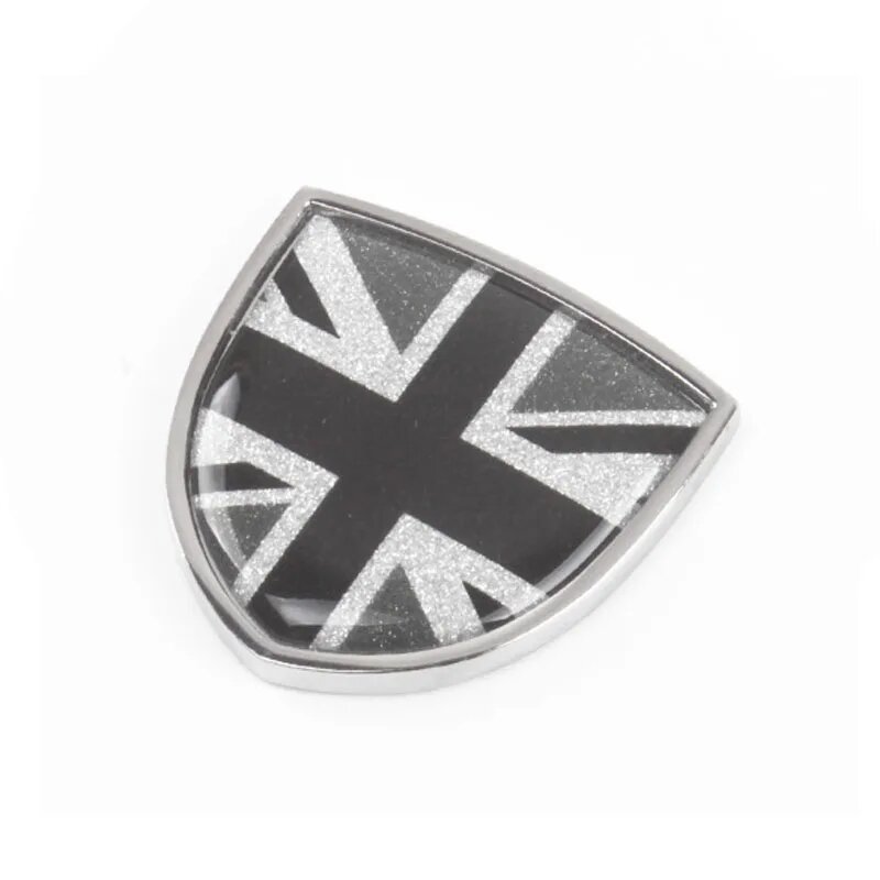 Металлическая Эмблема для Mini Cooper JCW One Countryman Clubman F55 R60 F60 Grey Union Jack