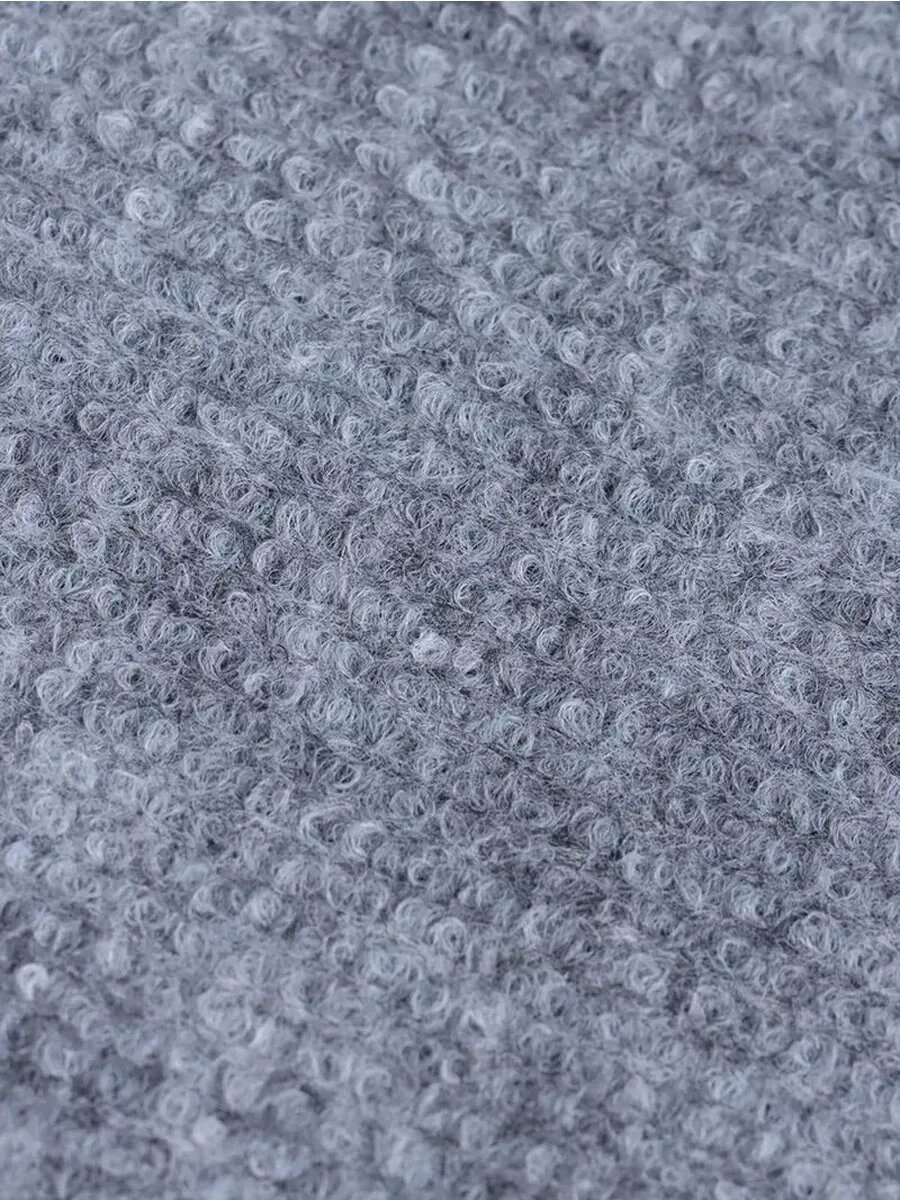 Практичный самоклеящийся ковролин 30х30 см светло-серый