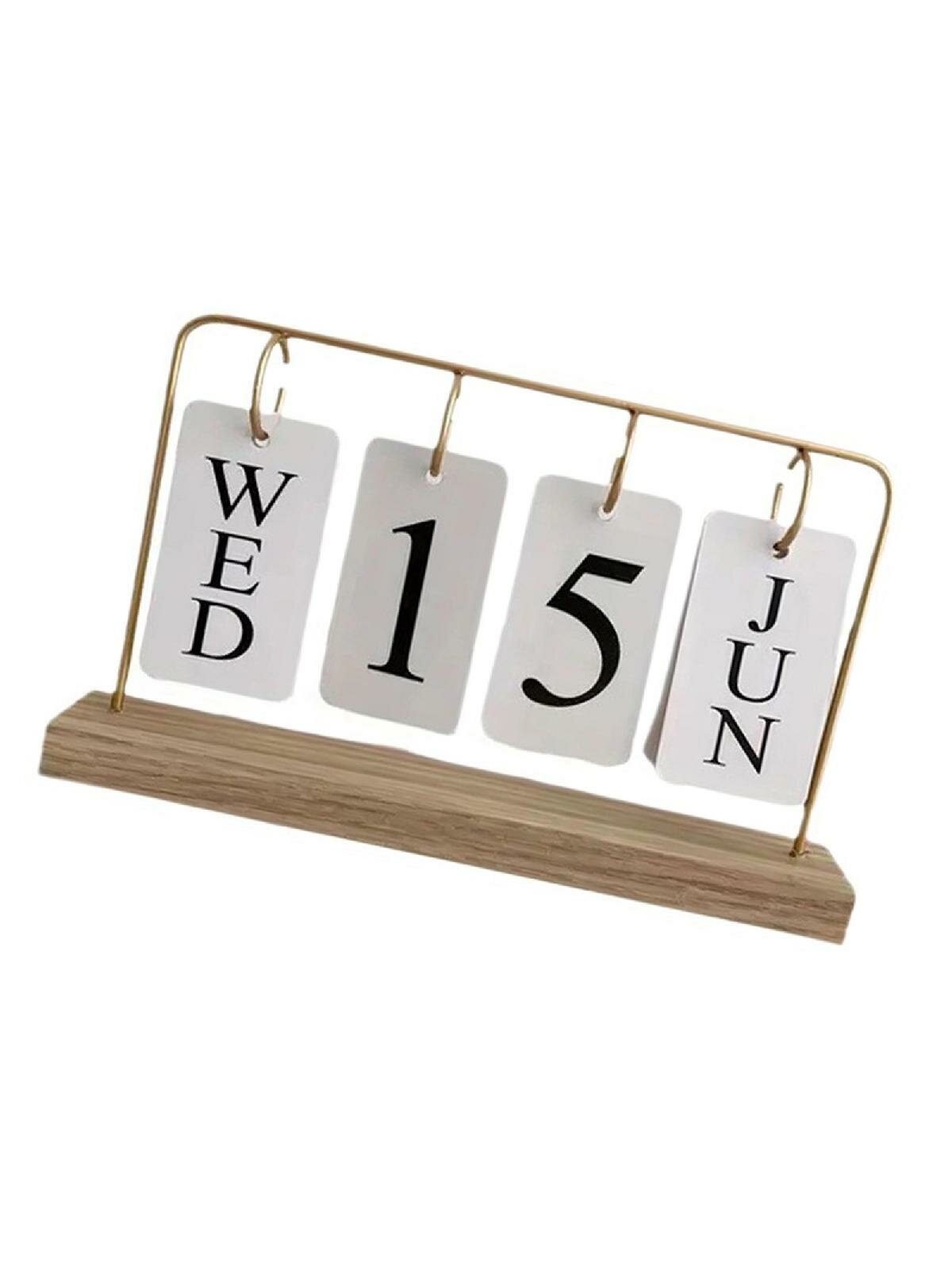 Деревянный Настольный календарь с отображением месячной даты Календарь Организации домашнего Офиса