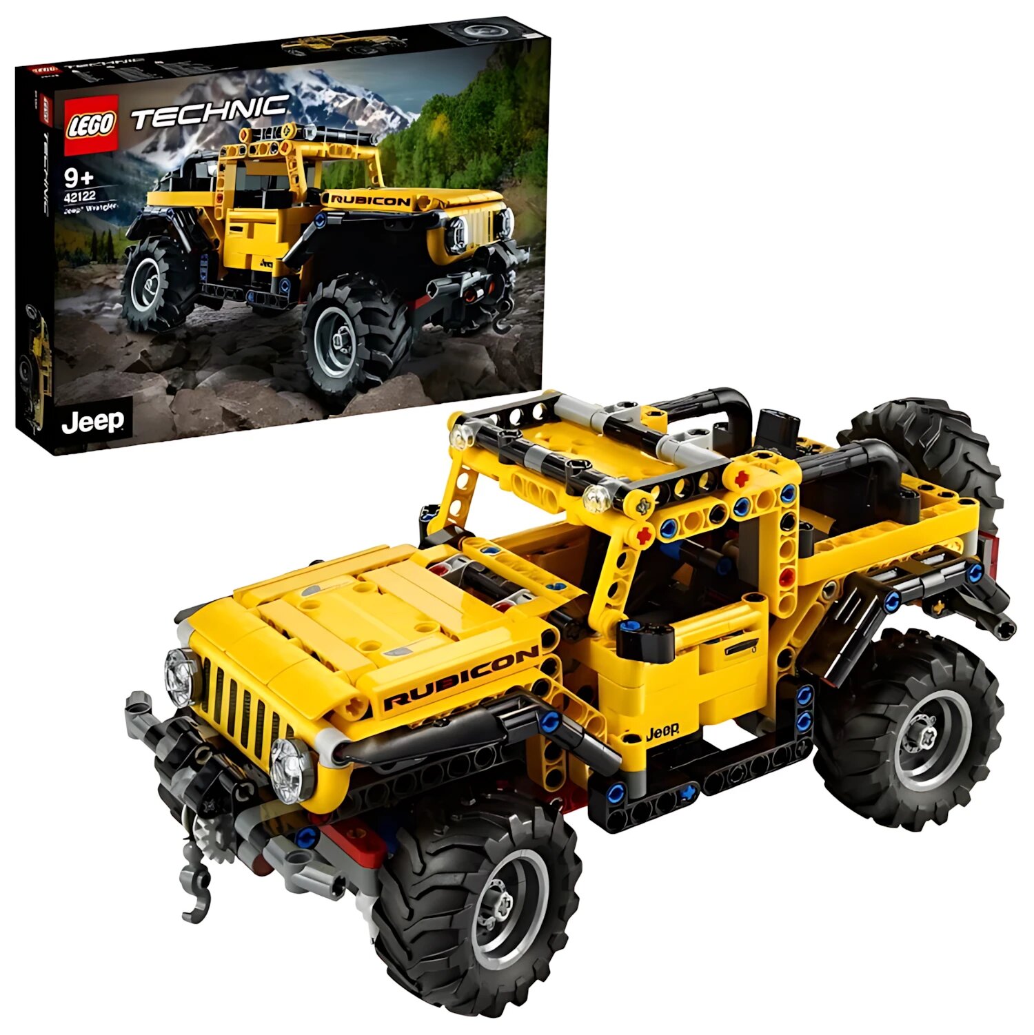 Конструктор LEGO Technic Jeep Wrangler Rubicon 42122, 665 детали, от 9 лет