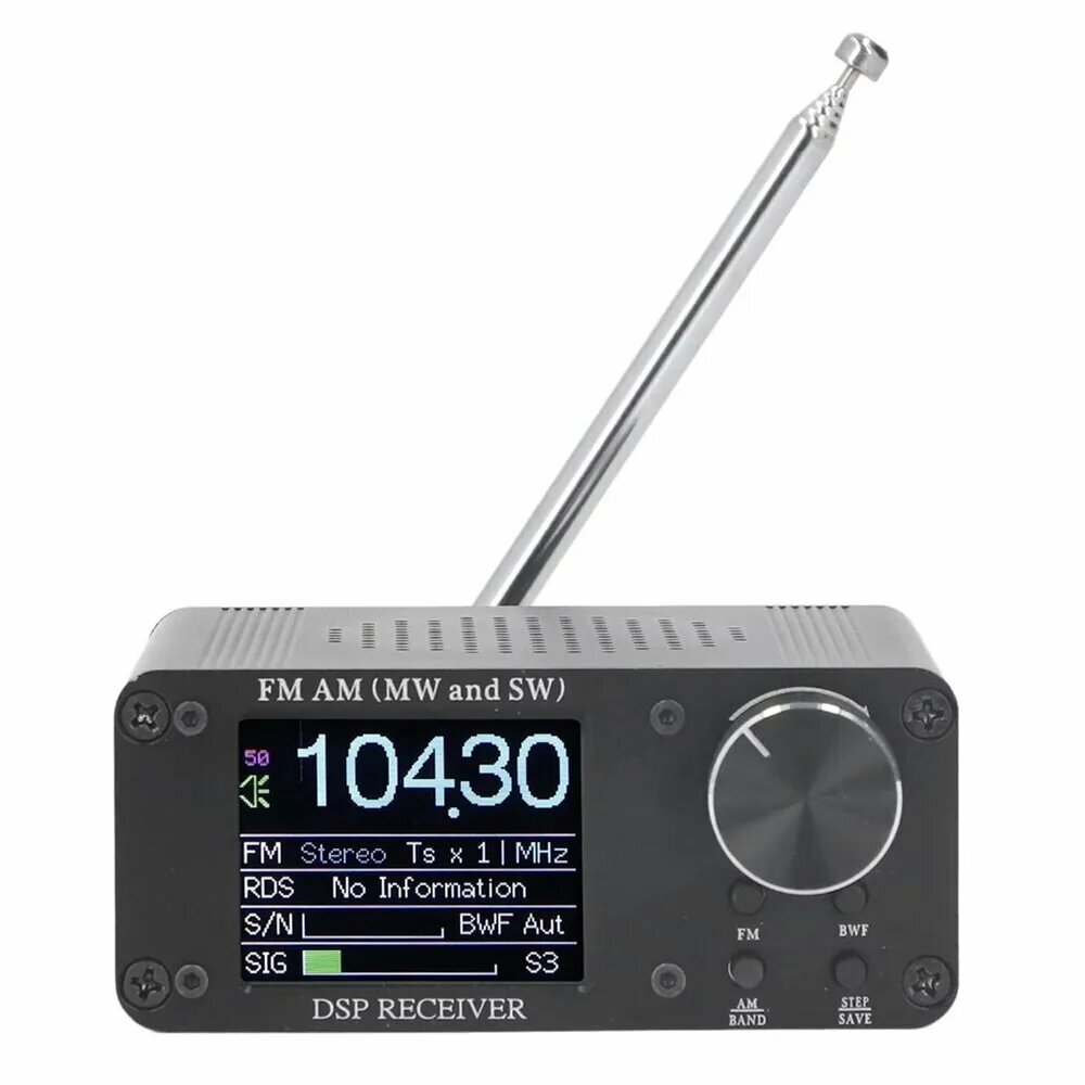 ATS80 Портативный коротковолновый радиоприемник FM AM с 5 Вт внешними наушниками и телескопической антенной