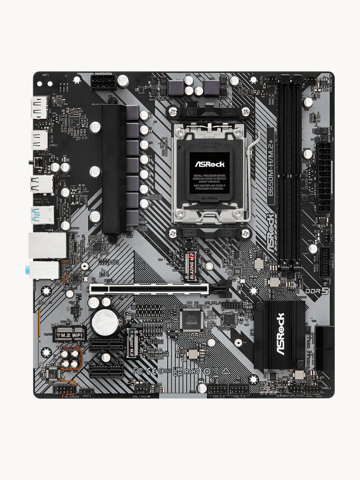 Материнская плата ASRock B650M-H/M.2+ Retail