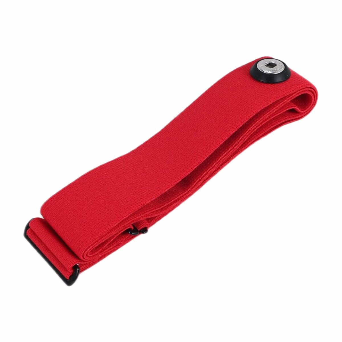 Нагрудный ремень для измерения сердечного ритма с креплением на датчик монитора, эластичная мягкая лента красного цвета