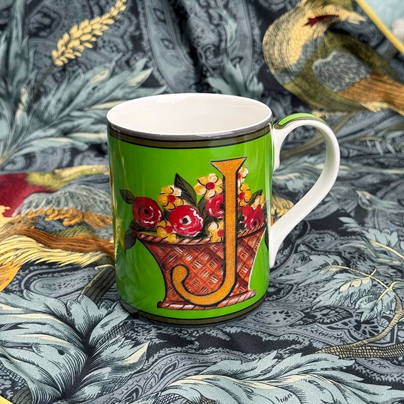 Сервиз Spode Vintage с буквой J, традиционная английская посуда для коллекции кофе или чая