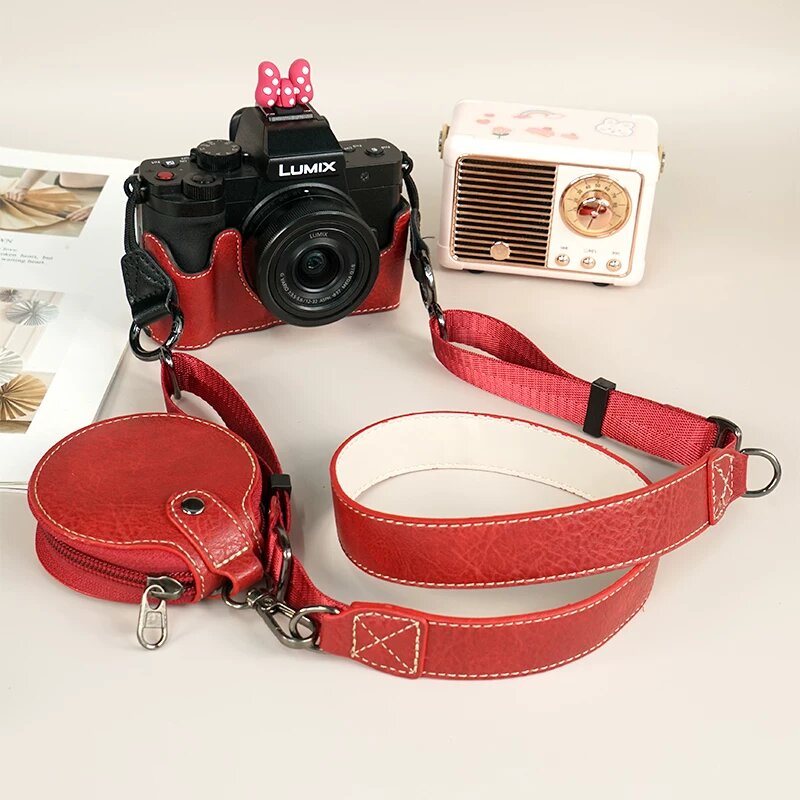 Подходит для Panasonic g100d защитный чехол g100k сумка для камеры Lumix g100 база для камеры ретро-камера плечевой