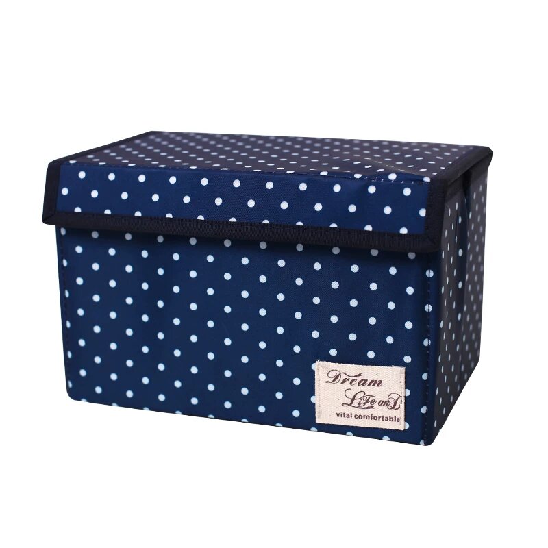 Настольный органайзер Qixiu, милый маленький ящик, органайзер для косметики, настольный органайзер с крышкой, милый