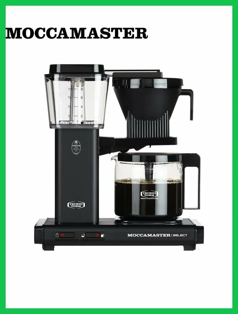Moccamaster Кофеварка капельная KBG 741 Select, черный матовый