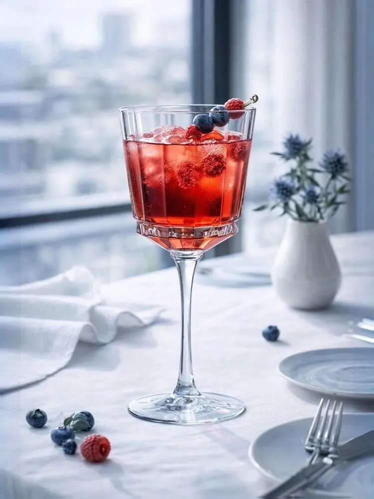 Бокалы для вина набор "Macassar" Cristal d'Arques 2 шт, 350мл. Хрустальное стекло. (Франция)