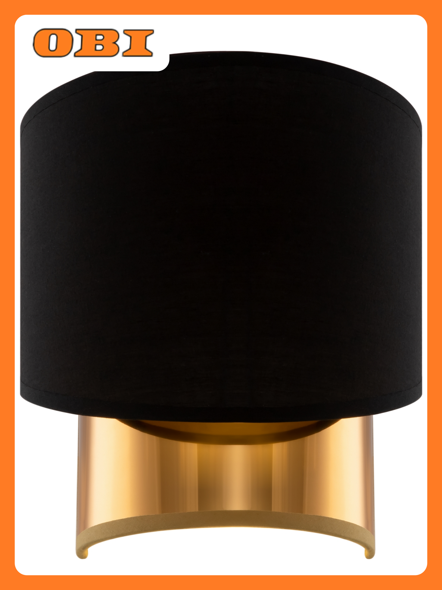 Светильник Freya FR5171WL-01BS, E14, 40 Вт, латунь, черный, ткань