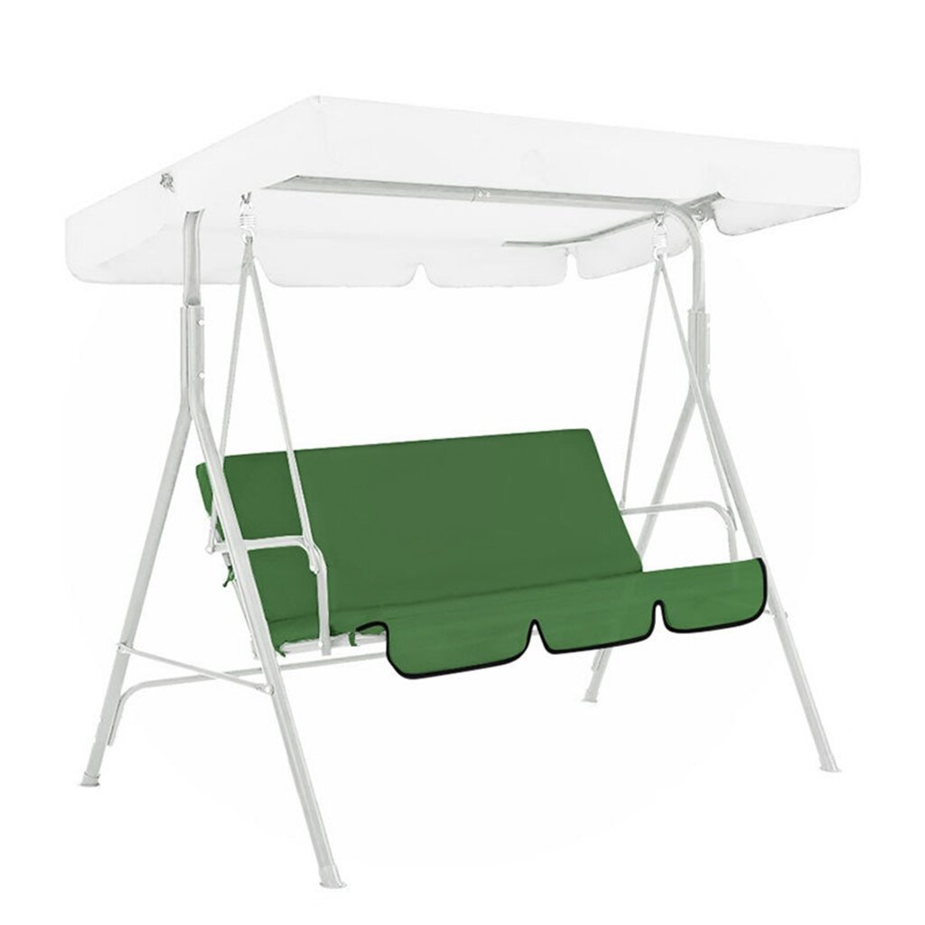 Чехол для садового качеля 3-местный, Зеленый - Покрытый серебром 190 Т