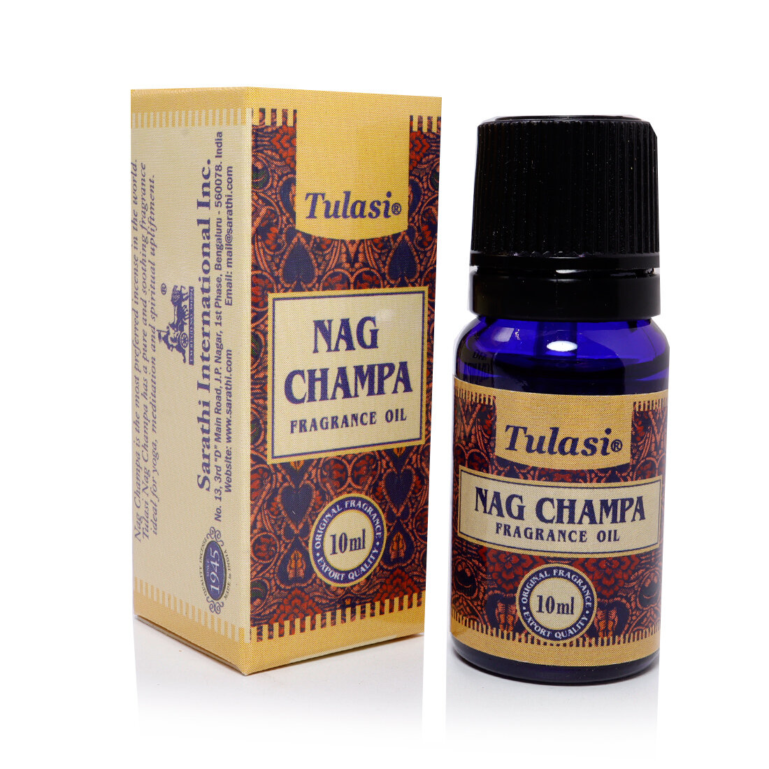 Tulasi NAG CHAMPA Fragrance Oil (Туласи НАГ чампа ароматическое масло), 10 мл.