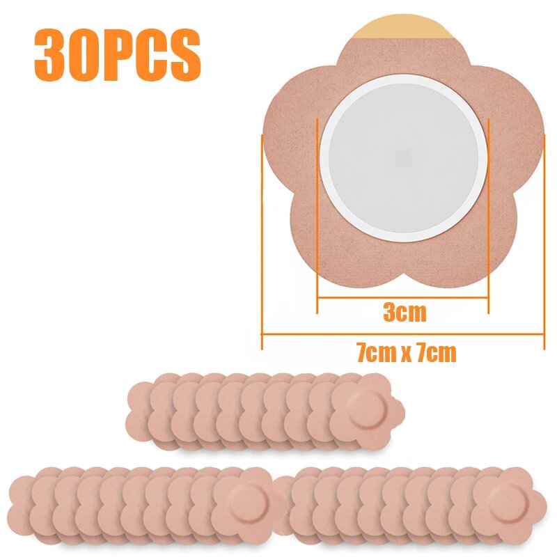 Патчи для пупка 30шт 7x7см, цвет 30pcs