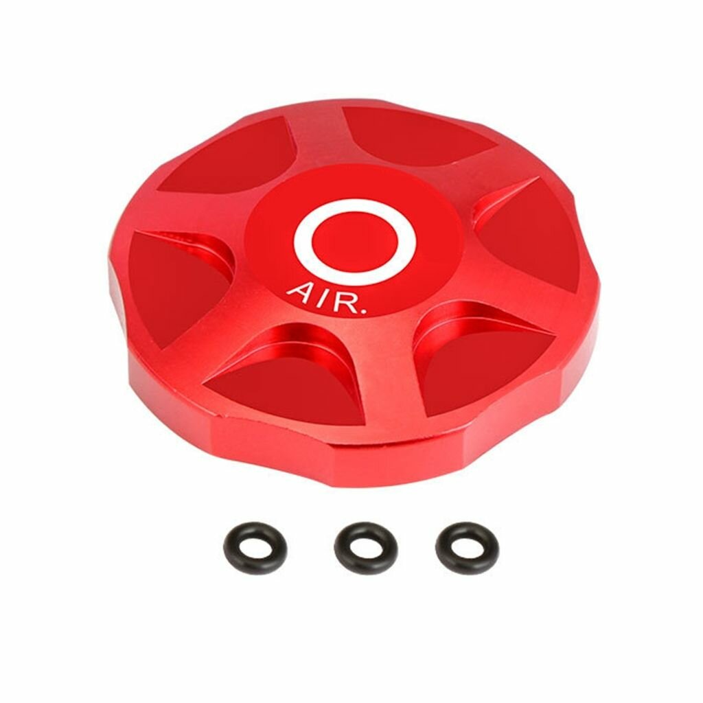 Велосипедные инструменты, Крышки вилки для велосипедной амортизации - красные, 1 комплект