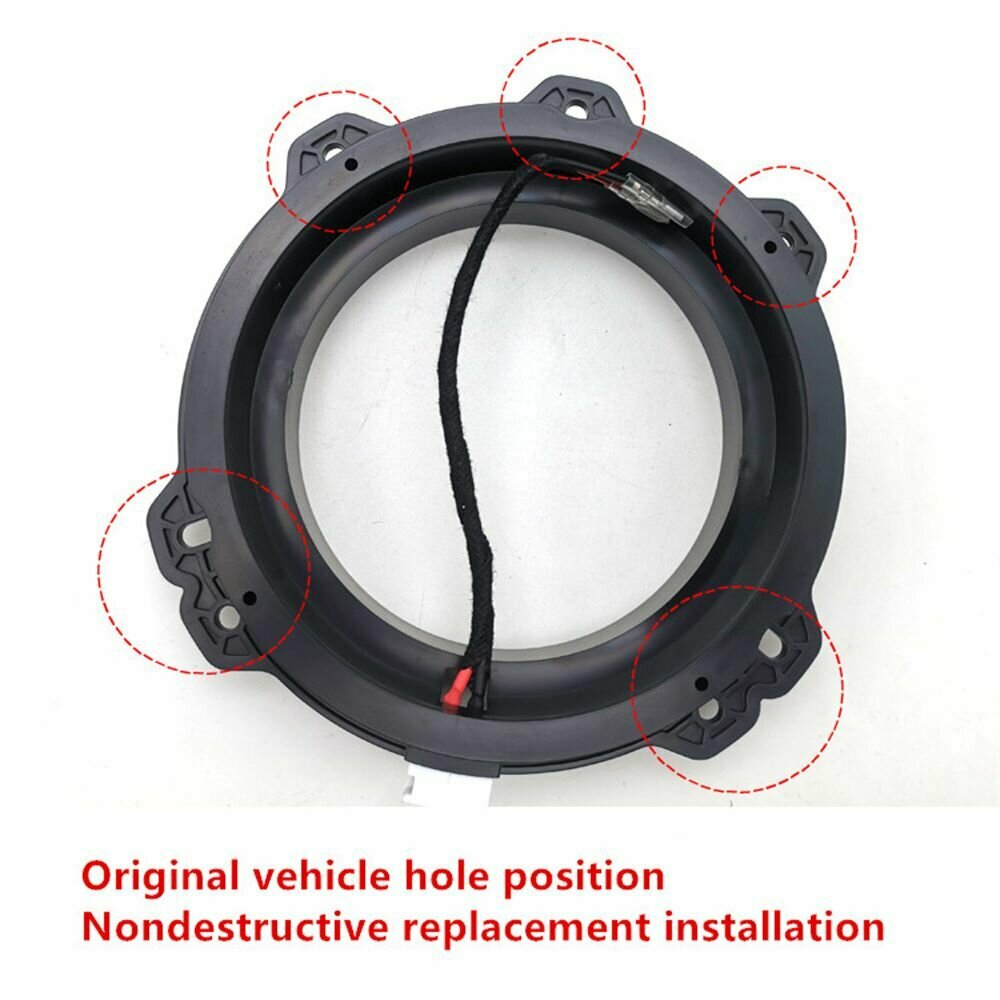 2Шт Модификация Аудио 6,5-Дюймовый Адаптер Динамика С Креплением Без Потерь Жгута Проводов Для Hyundai Ix35 Kia K3K5