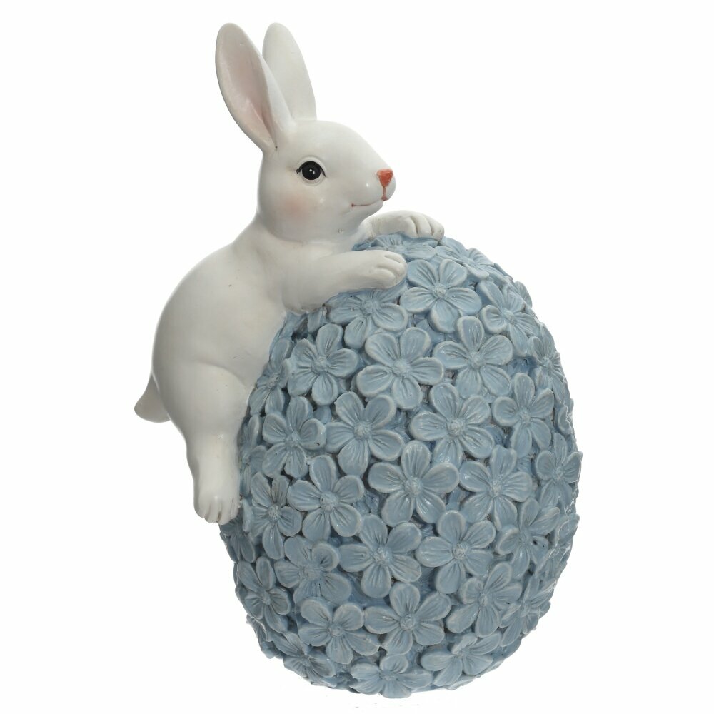 Фигурка Заяц с яйцом, 9х7,5х13 см KSM-818389