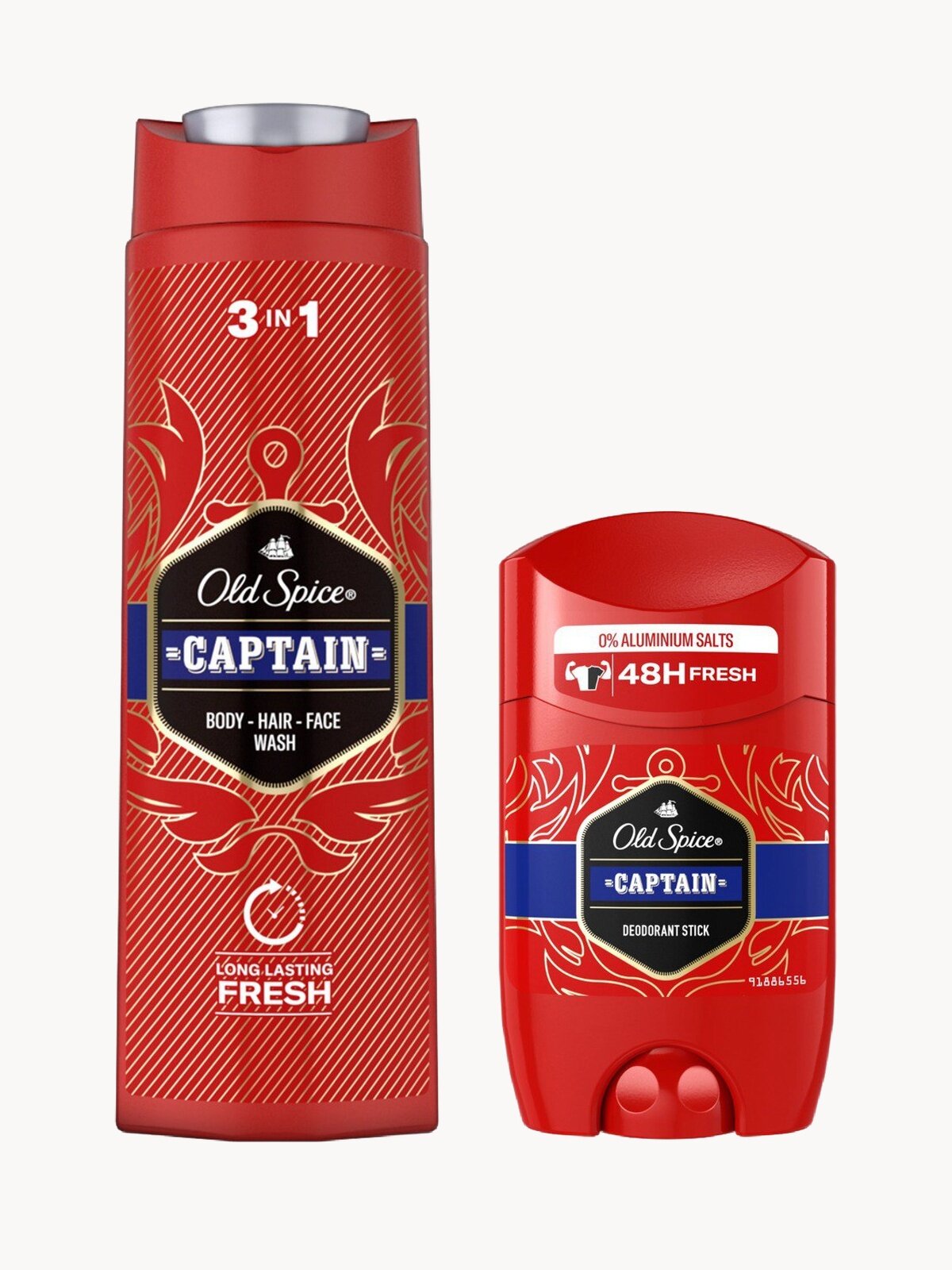 OLD SPICE мужской набор Captain дезодорант стик 50мл + гель для душа 3в1 400мл