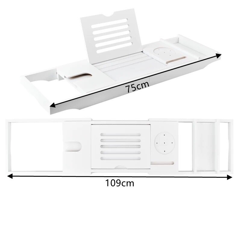 Бамбуковая доска для хранения в ванне Yao, подставка для ванны, полотенце, ароматерапия, лосьон, многофункциональный поднос для хранения