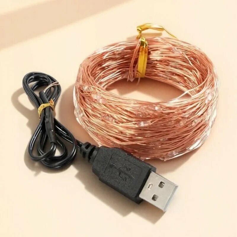 KNOW EASY-Электрогирлянда интерьерная Нить Светодиодная, 5 м, питание От порта USB, 1 шт