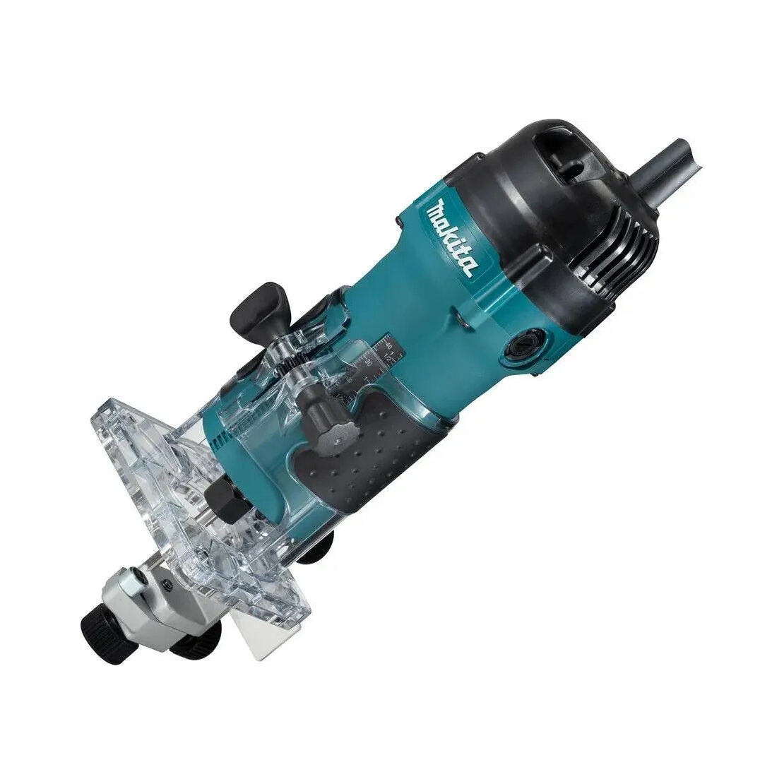 Станок фрезерный Makita 3711, 530 Вт, 32000 об/мин, цанга 6 мм, плавный пуск, синий