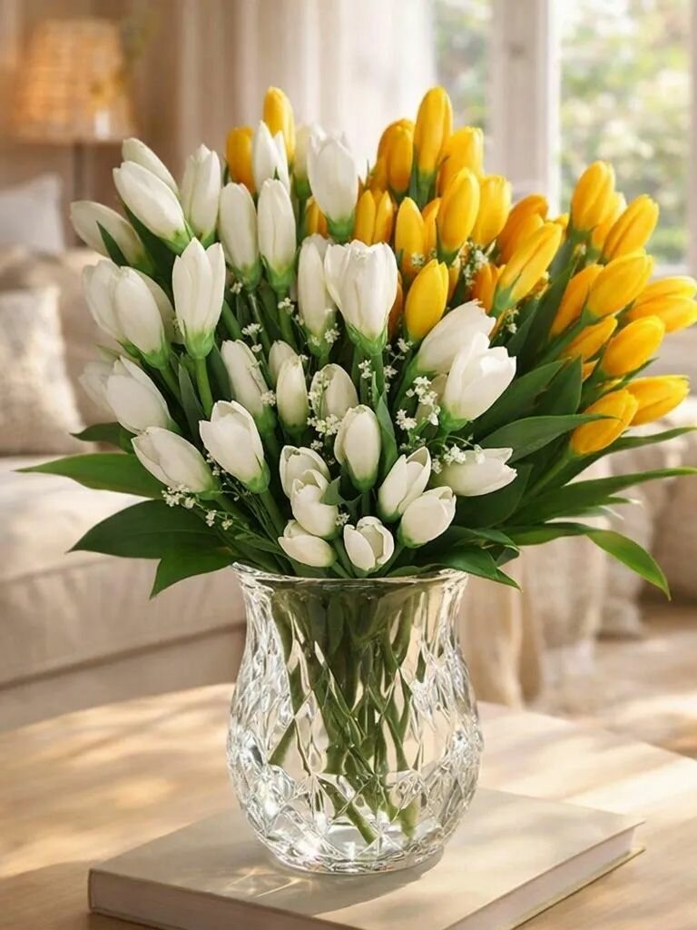 Букет искусственных цветов Крокусы