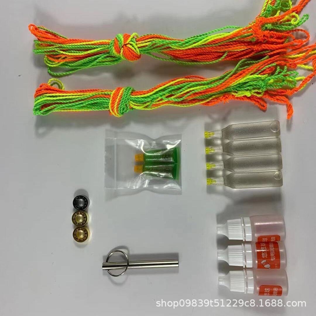 Yo-Yo аксессуары костюм Веревка смазочное масло Съемник вала перчатки центральный вал 10 шариков KK части