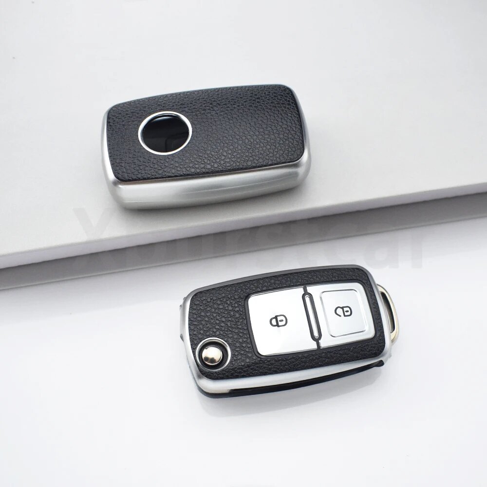 2/3 кнопки брелок для VW Volkswagen MK4 Bora Jetta Passat Polo Bora Touran 2button silver cover
