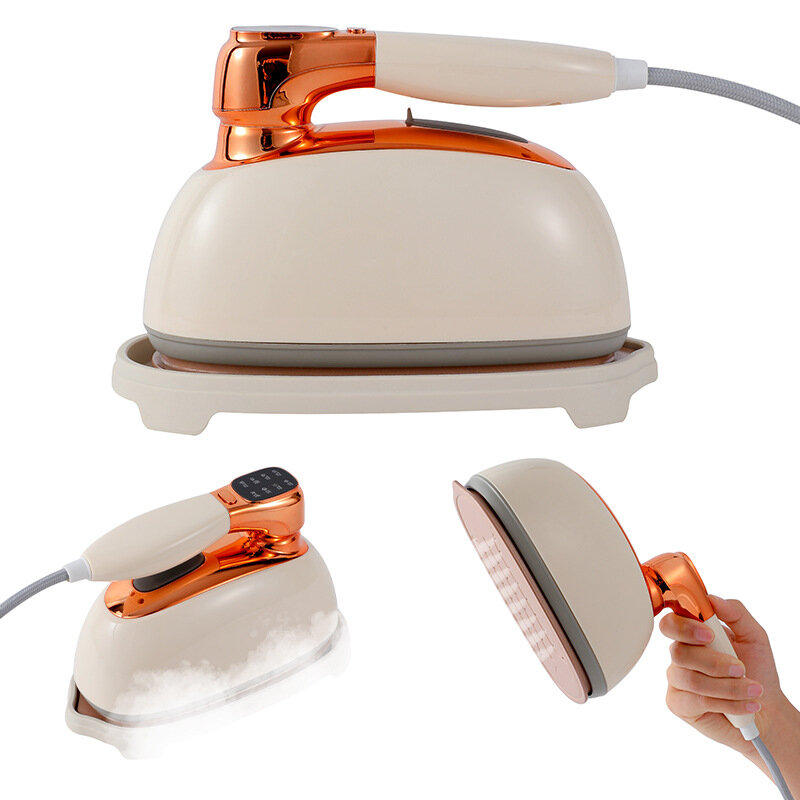 Портативный паровой утюг для одежды с электрическим нагревом, домашний и дорожный, умный сенсорный экран, электрический утюг