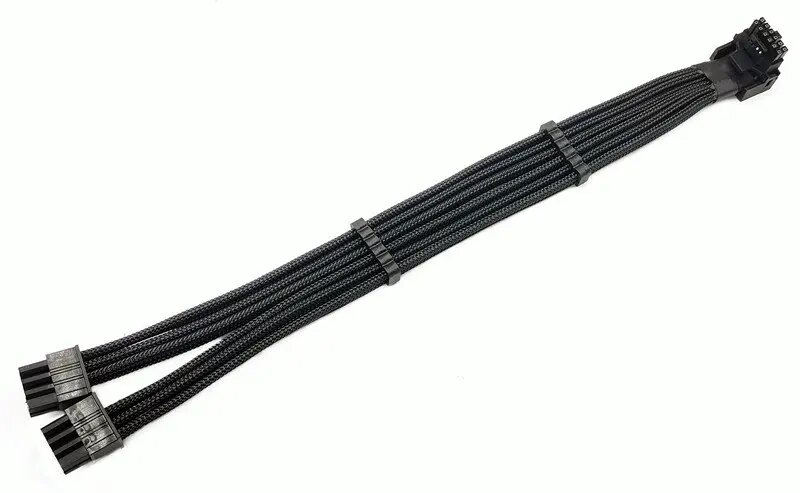 Seasonic кабель питания 12VHPWR для RTX 4090 50cm, 90 degree A Black