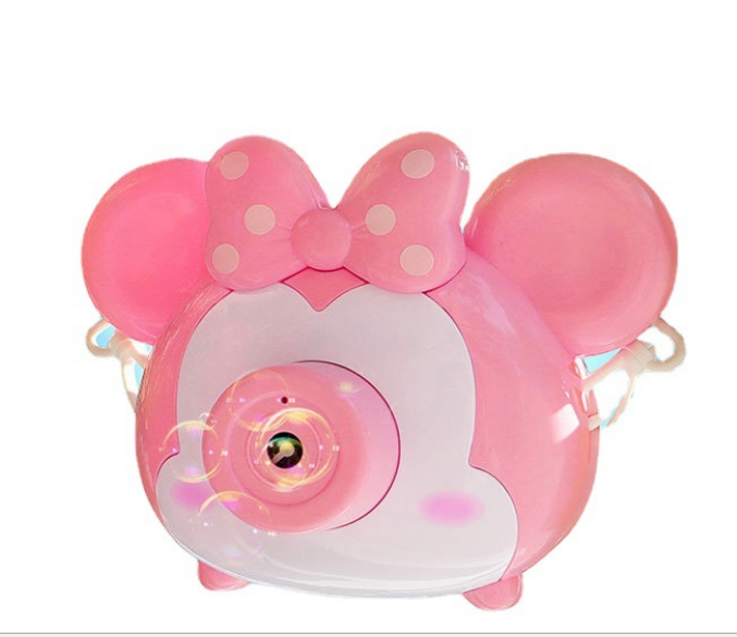 Дисней Мини Электрическая Пузырь Машина Дети Автоматический Дующий Пена На открытом воздухе Игрушки Детская Вода Игрушка Утечка Пена Бластер Пена (Розовый)