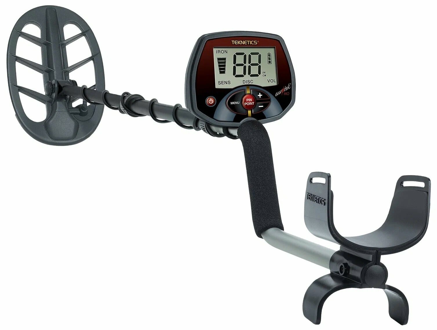 Металлоискатель Teknetics "Eurotek Pro", 11", Double-D, с режимом Pin-Point, 7.81кГц