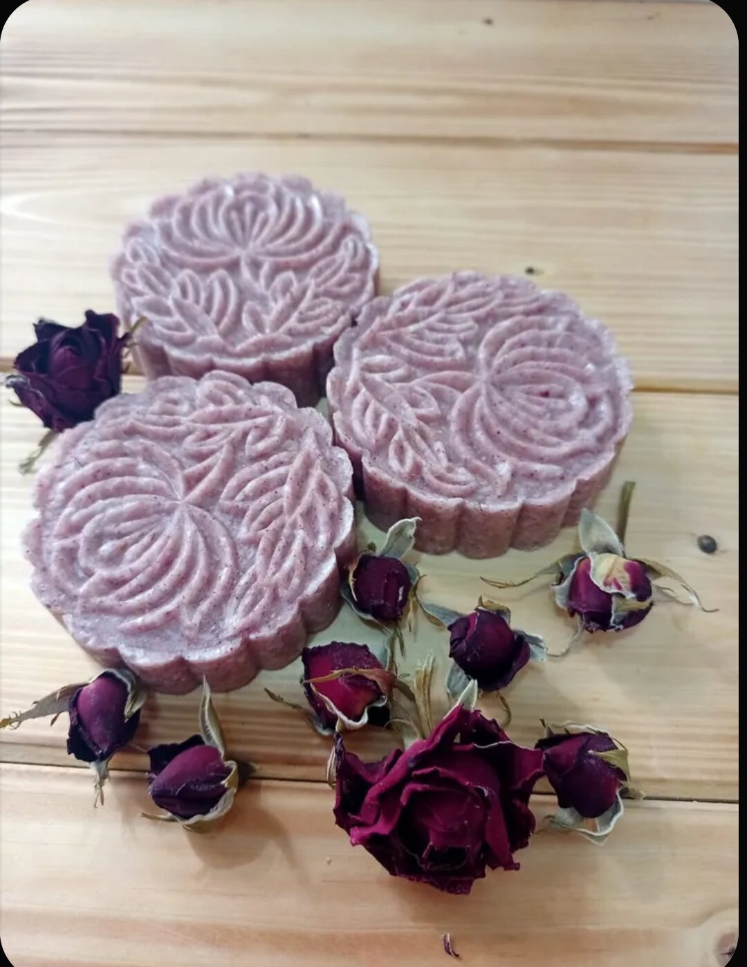 Твердый шампунь "Красная Роза", натуральный, для всех типов волос, 60 г