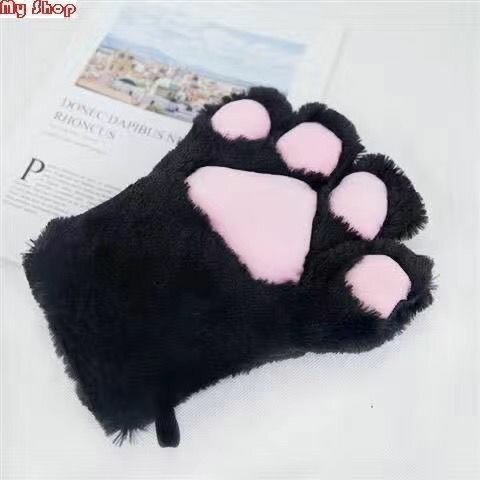 Кошачьи чулки 3D, трехмерные, длинные, милые, в японском стиле, с кошачьими лапками, двумерные, для косплея, аниме, наколенники, лолита, с подкладкой