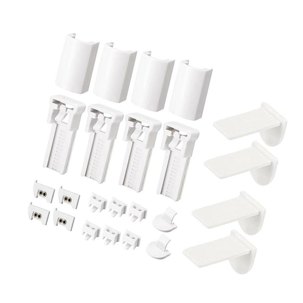 Комплект креплений для гармошки, детали для ремонта жалюзи