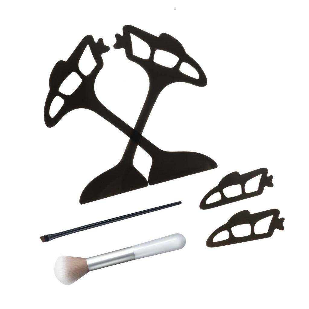 Трафарет для подводки и теней для глаз многоразовый