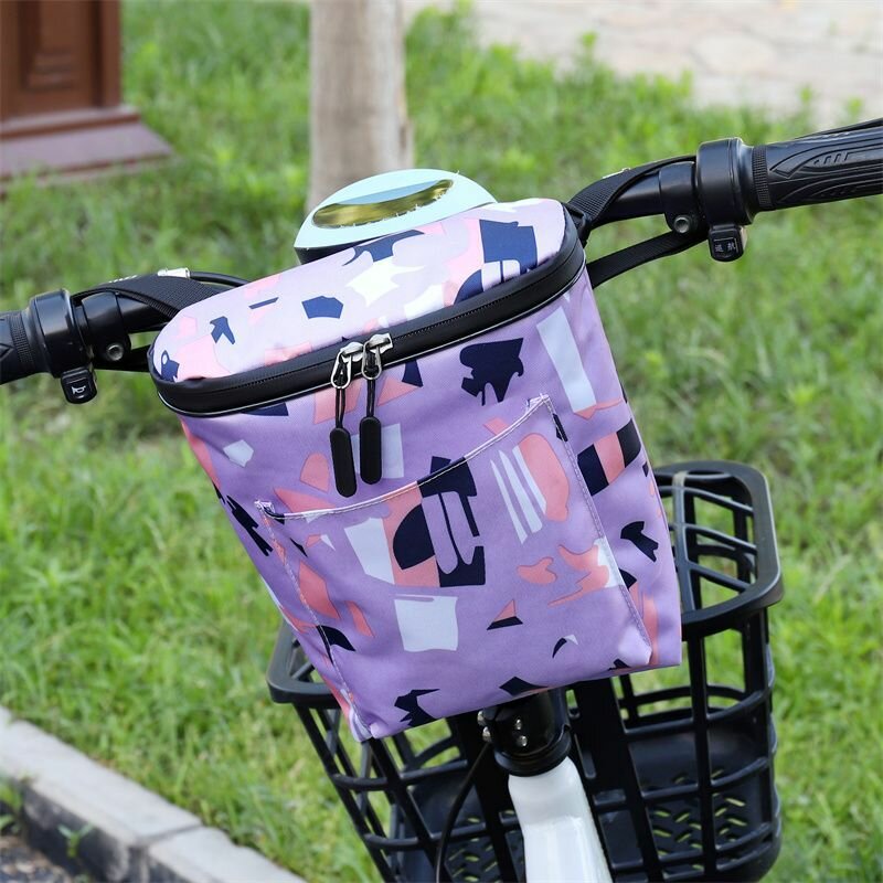 Передняя сумка для электровелосипеда, универсальные аксессуары для электровелосипедов, большая вместимость, сумка для хранения, органайзер для зарядного устройства, сумка для телефона
