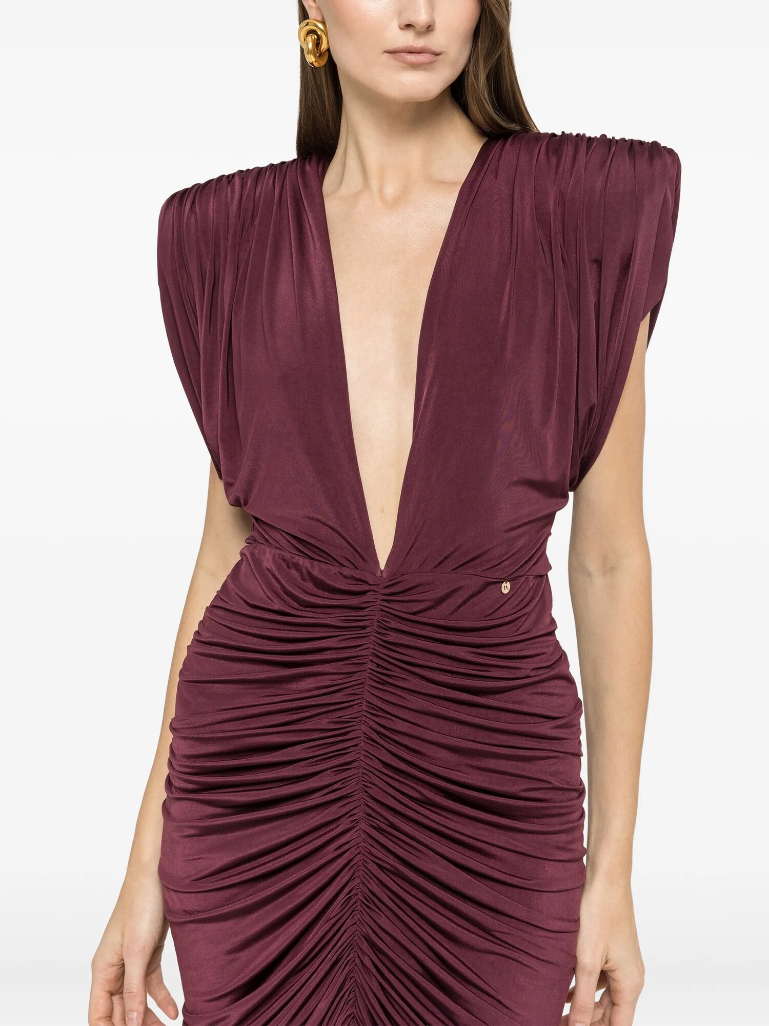 Платье Nissa Ruched midi dress, размер 38 — фото 1